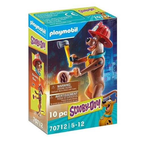 SCOOBY DOO PLAYMOBIL FIGURKA RUCHOMA PIES STRAŻAK STRAŻ POŻARNA ...