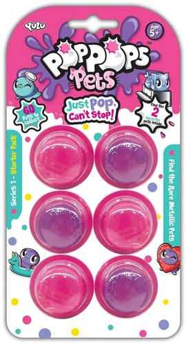 POP POPS PETS FIGURKI SLIME PET NIESPODZIANKA 6W1 (8719324071093 ...