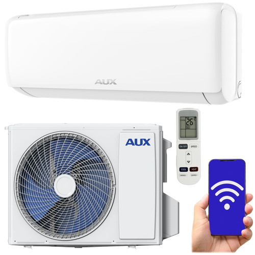KLIMATYZATOR ŚCIENNY AUX Q-SMART PLUS II 5,3 kW Wi-Fi UV JONIZATOR ...