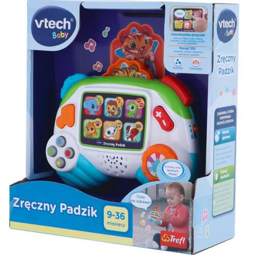 ZRĘCZNY PADZIK VTECH INTERAKTYWNY TREFL EDUKACYJNY UCZY JĘZYKA ...