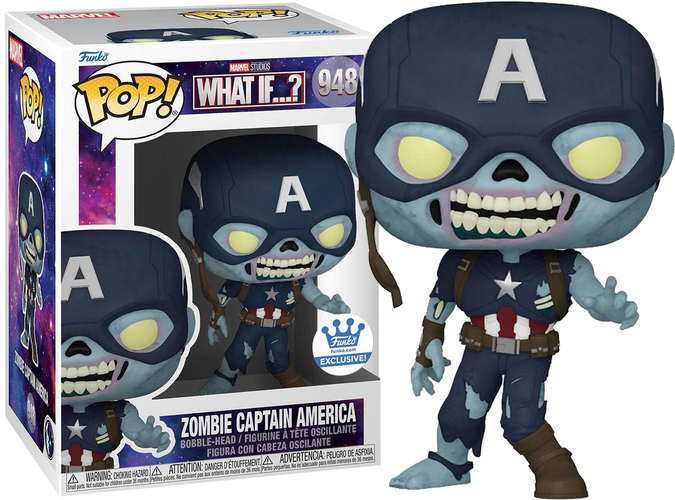 FIGURKA FUNKO POP! MARVEL ZOMBIE CAPTAIN AMERICA (889698582544 ...