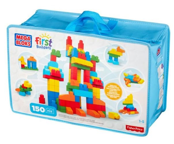 KLOCKI MEGA BLOKS FIRST BUILDERS TORBA 150 EL. (065541383890) - Emokitty.pl