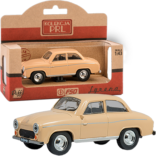 SAMOCHÓD SYRENA SYRENKA 104 AUTO KOLEKCJA PRL MODEL METALOWY - 1:43 ...