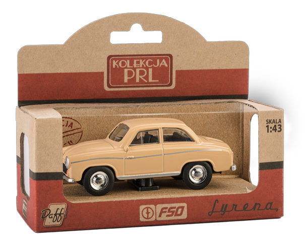 SAMOCHÓD SYRENA SYRENKA 104 AUTO KOLEKCJA PRL MODEL METALOWY - 1:43 ...